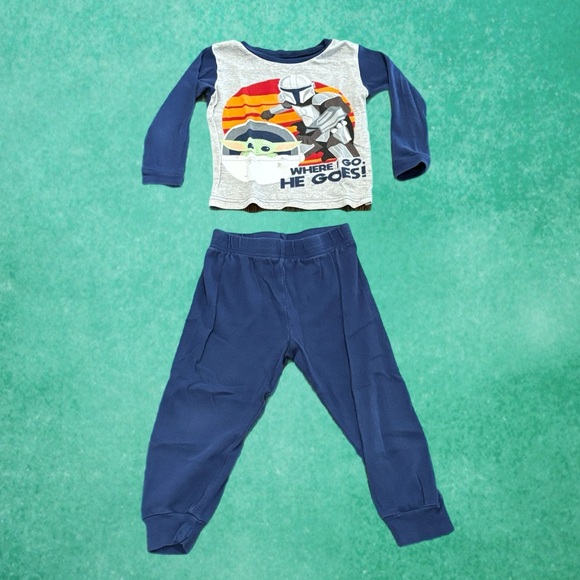 Star Wars | Pajamas | Star Wars Mandalorian Pajama Set Kids Size 4 W ...